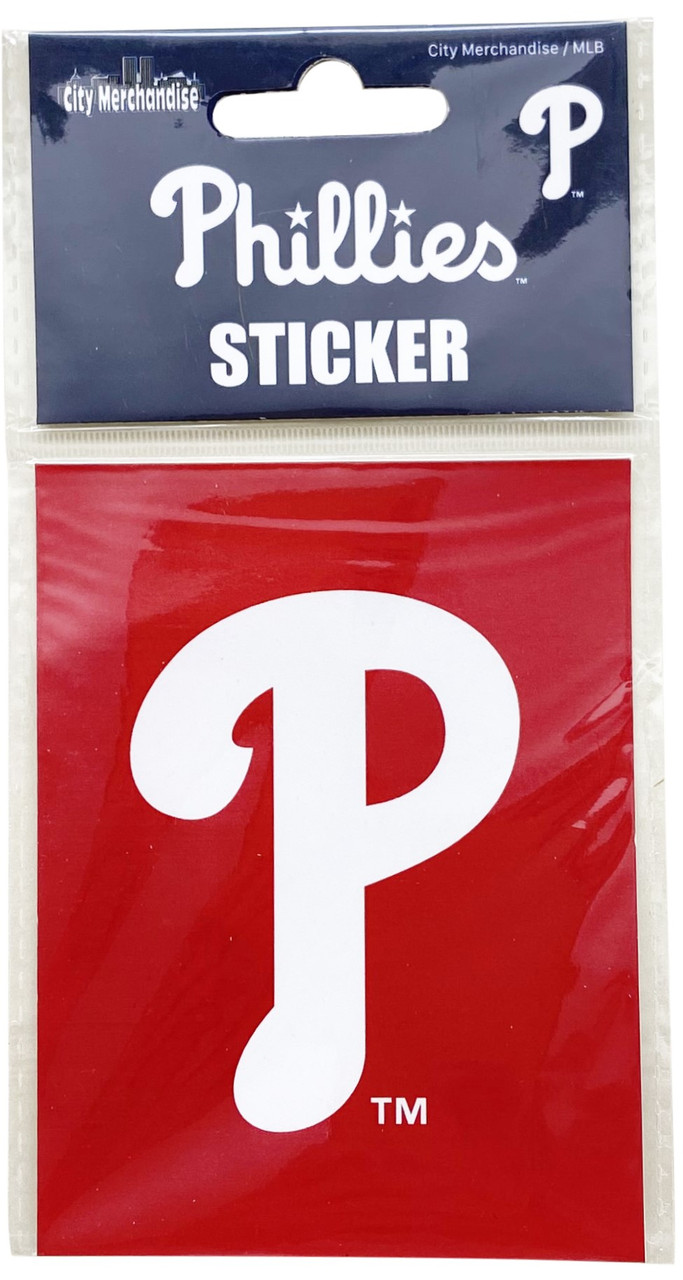 Phillies Red P Sticker