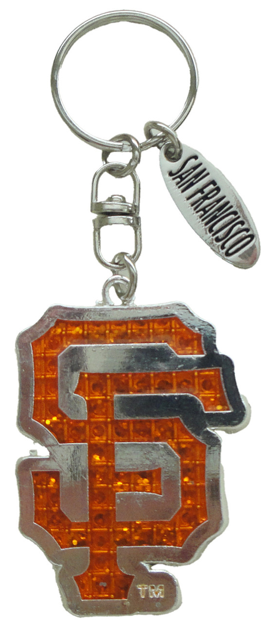 San Francisco Giants Orange Magic Glitter Keychain