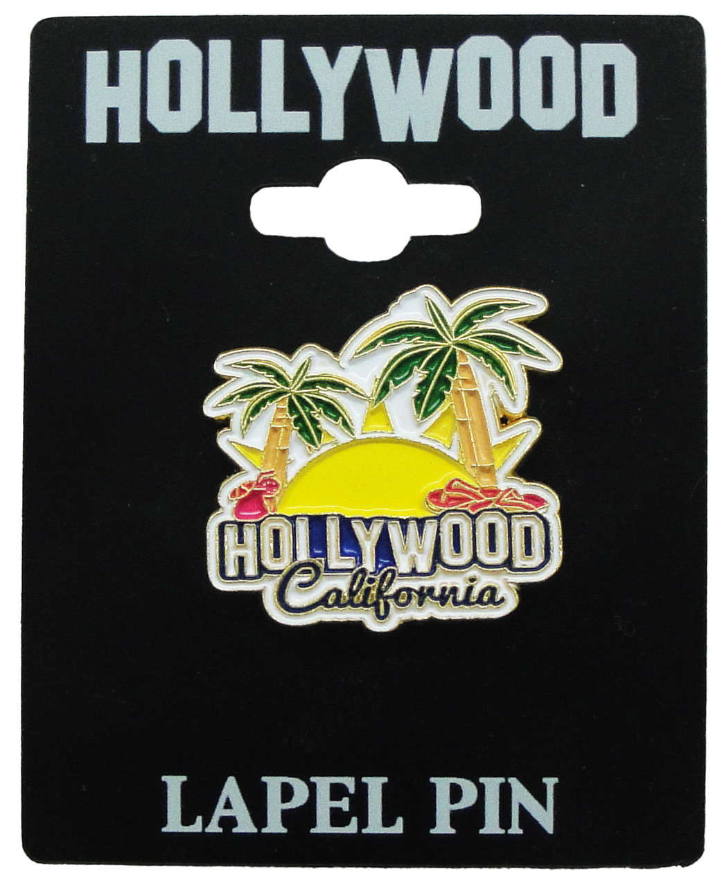 Hollywood CA Palm Tree Lapel Pin