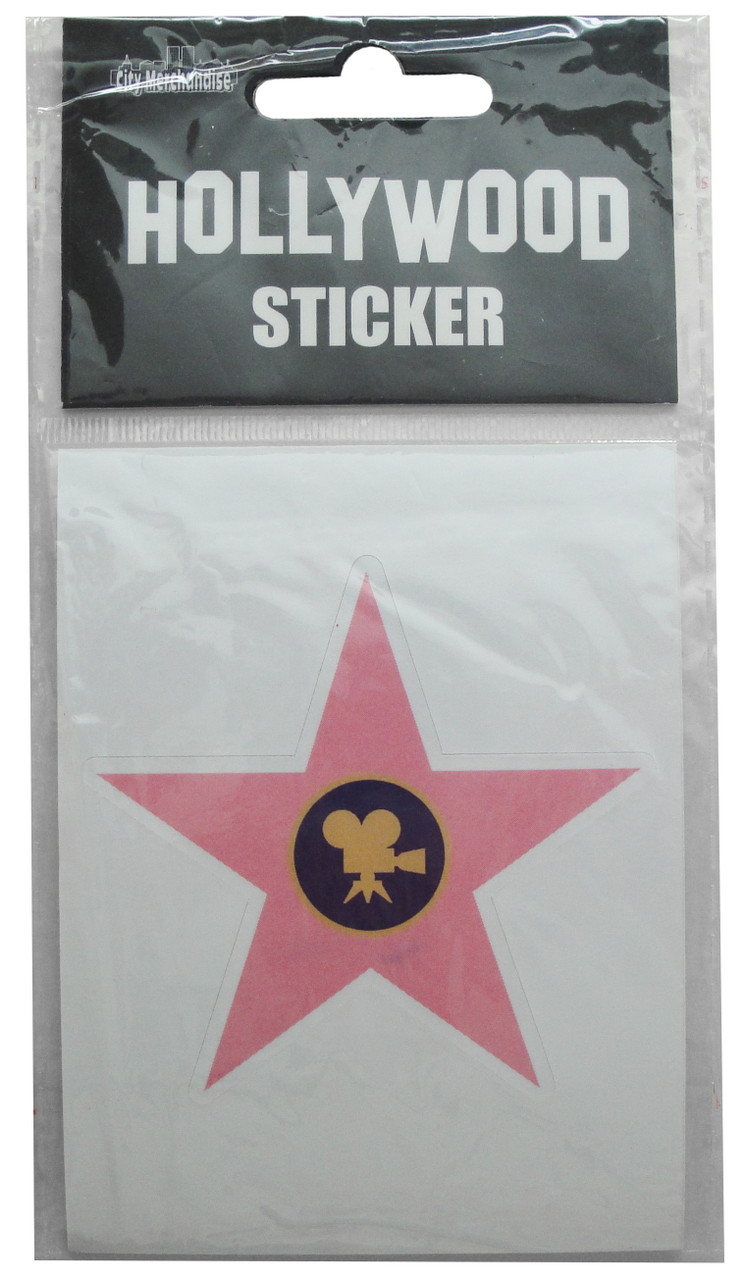 Hollywood Star Sticker