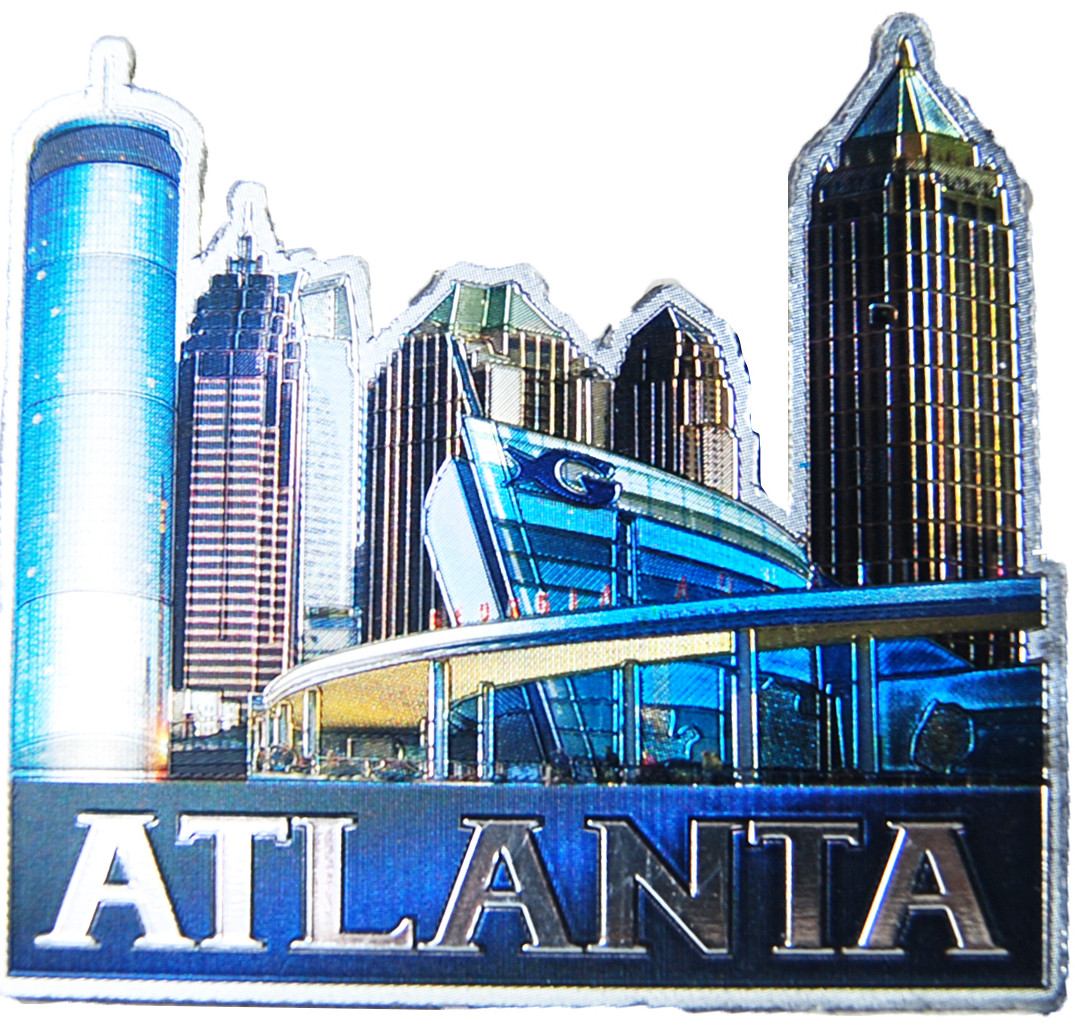 Atlanta Foil Magnet Collage