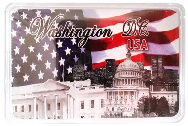 USA Flag Collage Washington DC Playing Cards - Happy Travelers