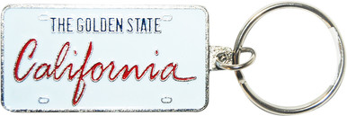 California Golden State License Plate: K/R Design - Happy Travelers