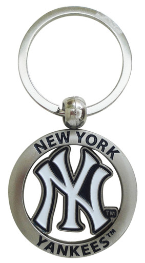 Yankees Cutout Keychain