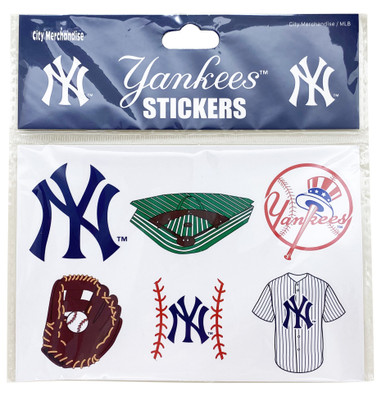 Yankees Stickers 6-Pack