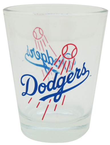 LA Dodgers Clear Shotglass
