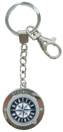 Seattle Mariners Logo Spinning Keychain