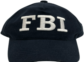 FBI Hat Navy Embroidered