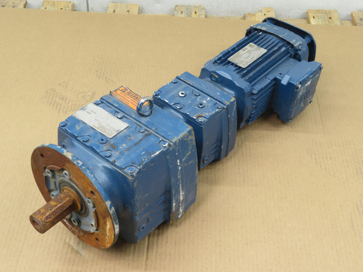 Sew Eurodrive Gear Motor w Reducer RF67 R37 DRN80M4/C