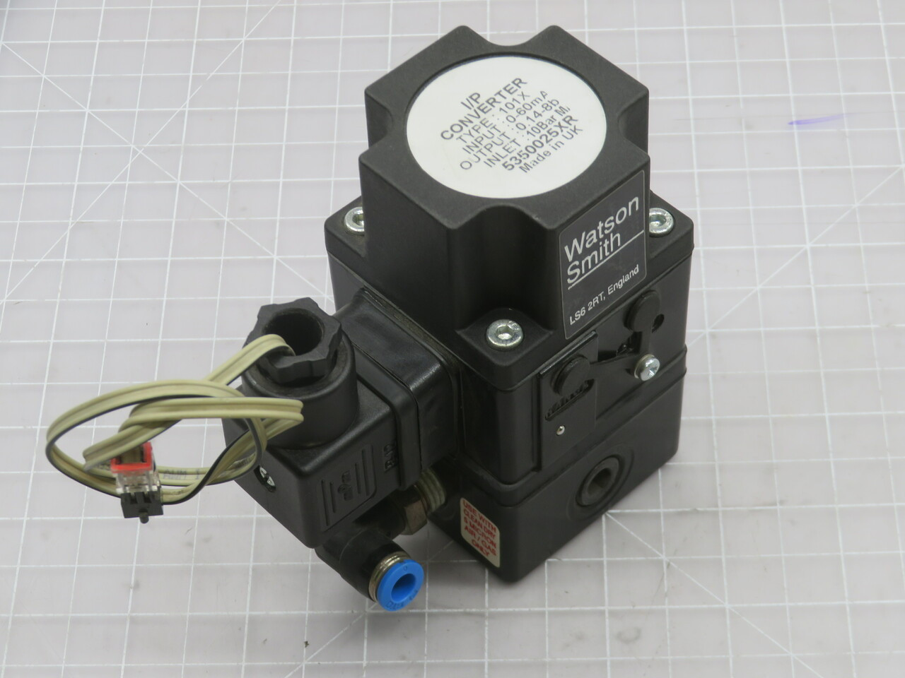 Used WATSON SMITH 5350025XR TYPE 101X I/P CONVERTER T211823 surplus at ...
