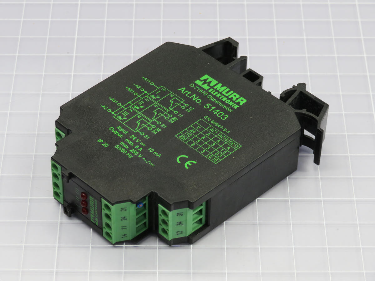 D-71570 MURR ELEKTRONIK D-71570 OPPENWEILER ANALOG COUPLER COMPONENT ...