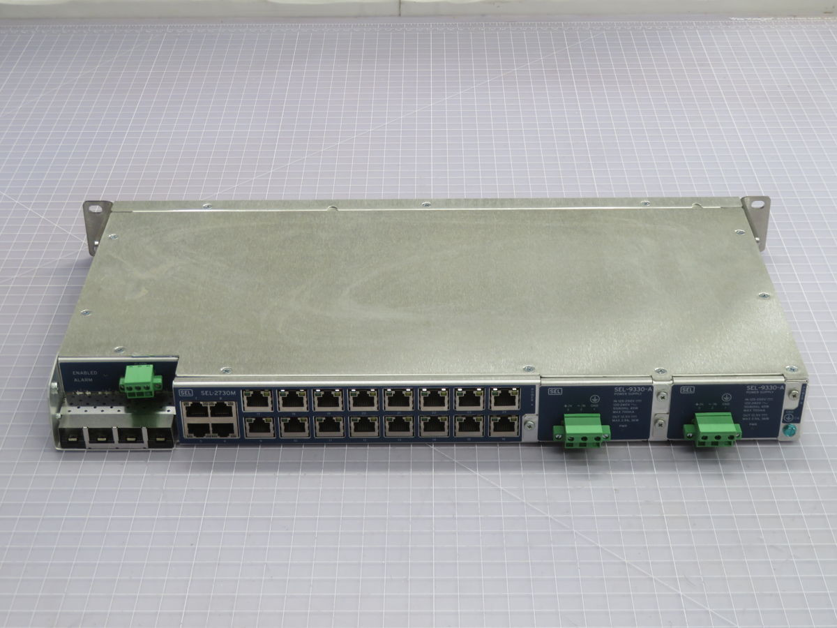 New SEL SEL-2730M 2730M0ARAA1111AAAAX1 MANAGED ETHERNET SWITCH T259069 ...