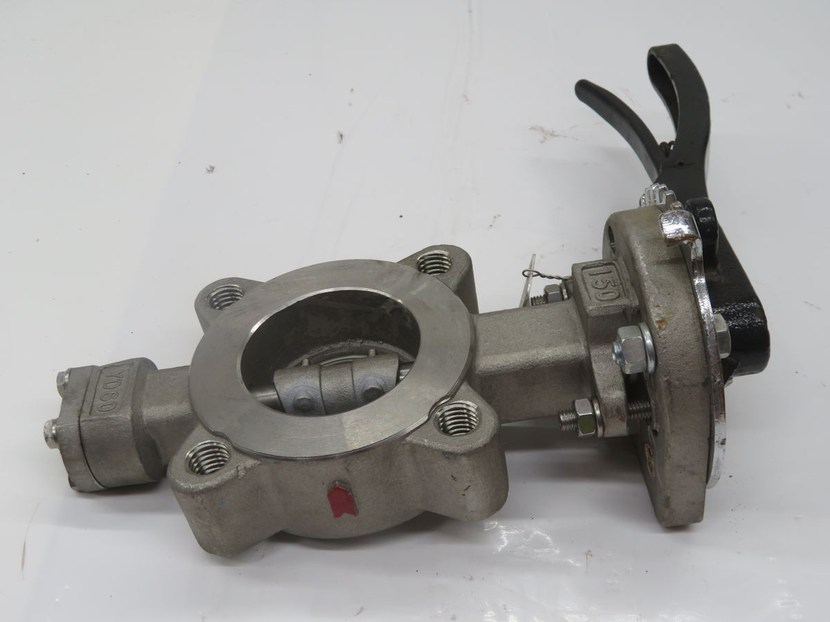 USED 17-4PH PRATT DOUBLE OFFSET BUTTERFLY VALVE