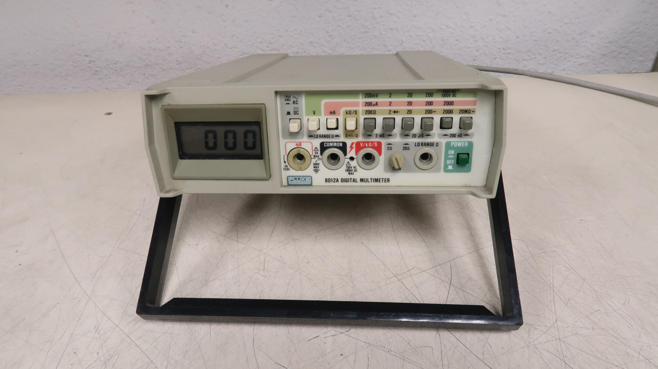 FLUKE 8012A DIGITAL MULTIMETER T146966 - OCO Industrial