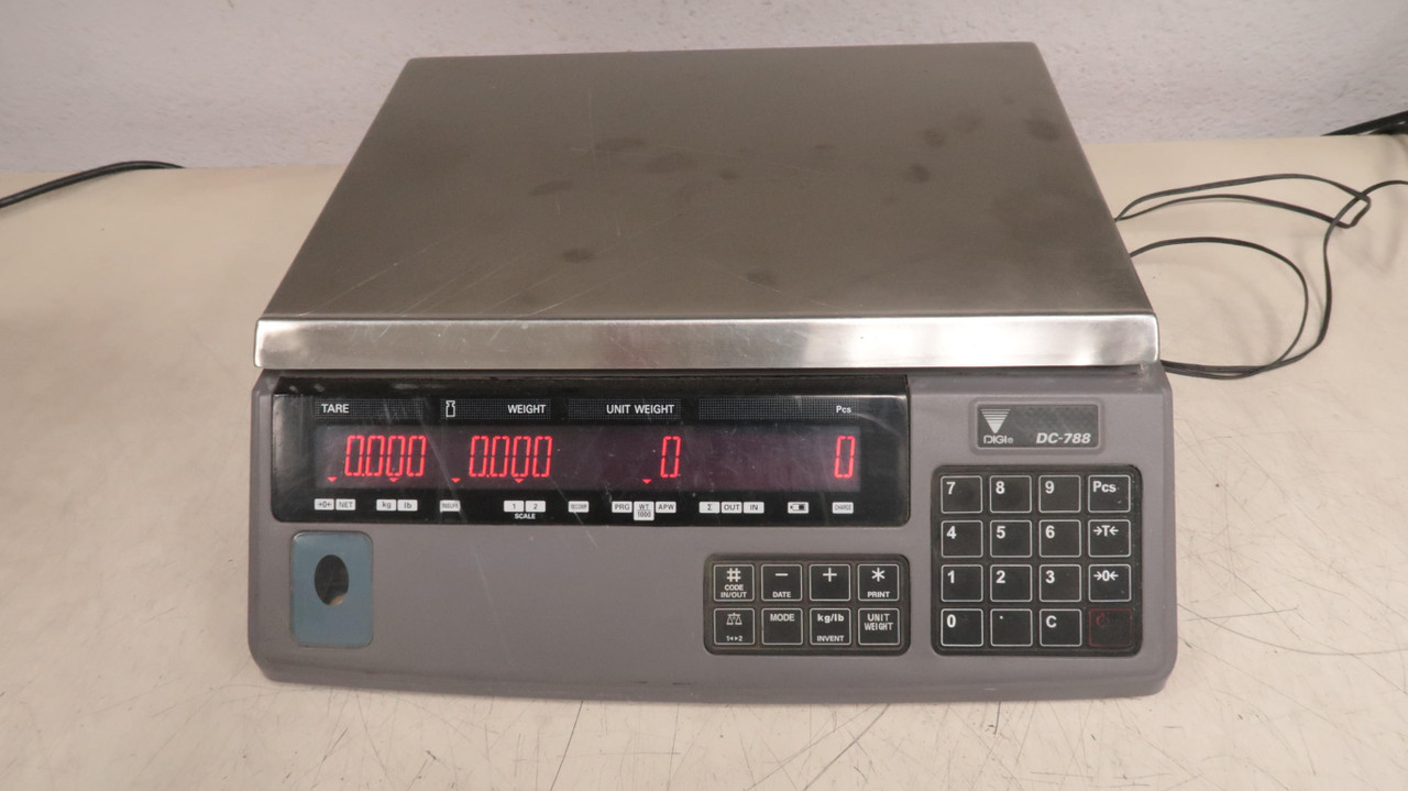 DIGI DC-788 Counting Scale 50 Lb 120VAC - Start Now