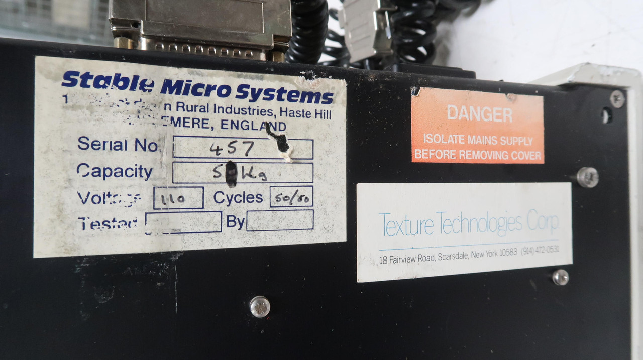 Stable Micro Systems TA-XT2 Texture Analyzer - Claim Now