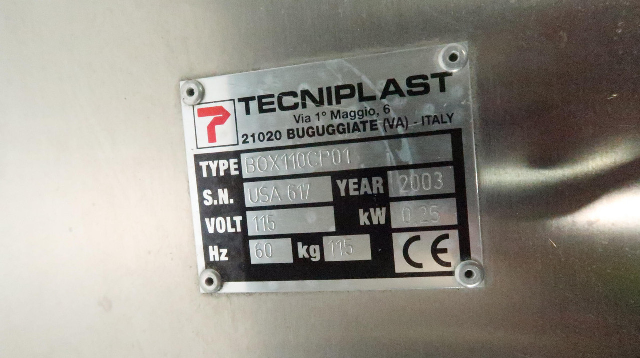 TECNIPLAST BOX110CP01 SLIM LINE ANIMAL CAGE SYSTEM BLOWER M1896 - OCO ...