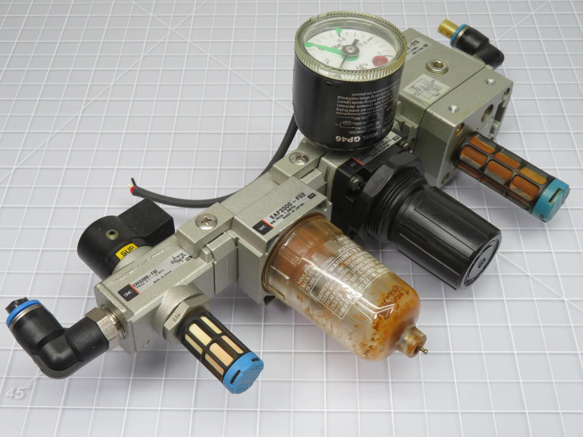 SMC EAV2000-F02-5YB EAF2000-F02 Pneumatic Regulator Filter Assembly ...