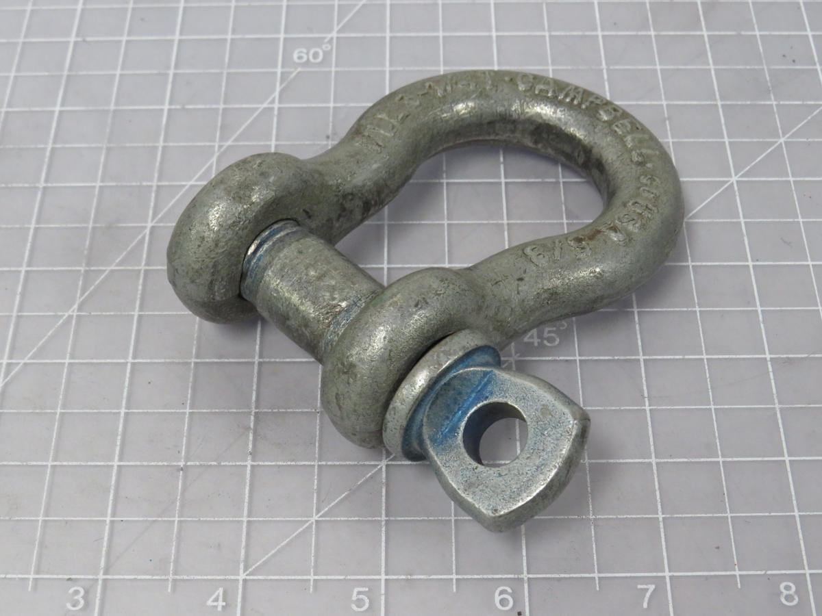 Campbell WLL3-1/4T Ton Shackle Clevis Rigging Cable Lifting