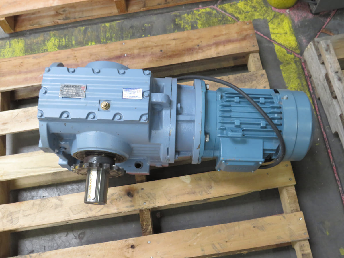 Guomao Gear Reducer with ABB Motor GS87-Y3-4P-180-M1-ZPIEC