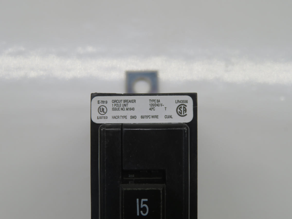 New CUTLER HAMMER E-7819 LR43556 1 POLE CIRCUIT BREAKER T227906 surplus ...