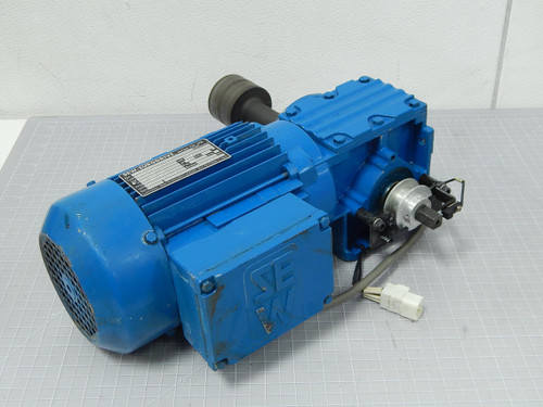 Sew-Eurodrive WAF30 DT80N4 Electric Motor with Gear