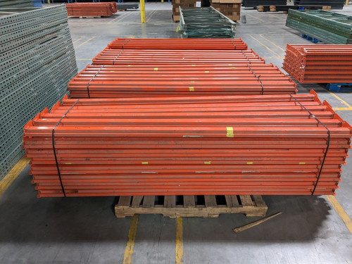 8 FT x 4 In Teardrop Beam Orange Pallet Racking T200606 - OCO Industrial