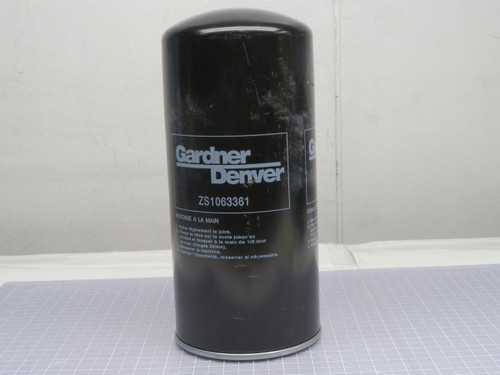 New GARDNER DENVER ZS1063361 EXCHANGE FILTER ESM T199874 surplus at a ...