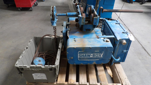 Shaw-Box 80L02036D1 Wire Rope Hoist 6000 lb T3351