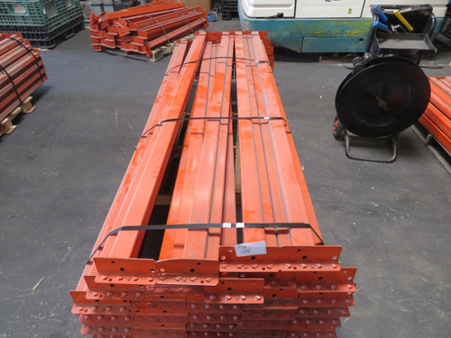 Orange Teardrop Beams for Pallet Racking 9x5