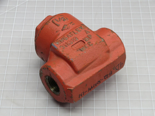 New WHEATLEY CHECK VALVE 1/2" 1440 WP T207793 surplus at a great price
