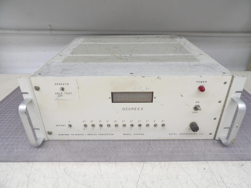 NATEL Engineering Synchro to Digital/Analog Converter 2X4060