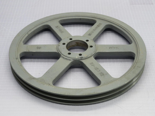 TB WOODS 2 GROOVE CAST IRON SHEAVE 5V-18.7X2