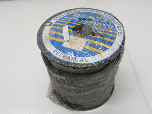 SEPCO 402 GRAPHITE IMPREGNATED PACKING, SQUARE BRAID