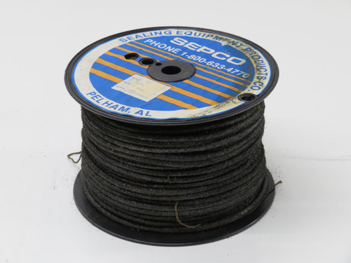 SEPCO 402 GRAPHITE IMPREGNATED PACKING, SQUARE BRAID