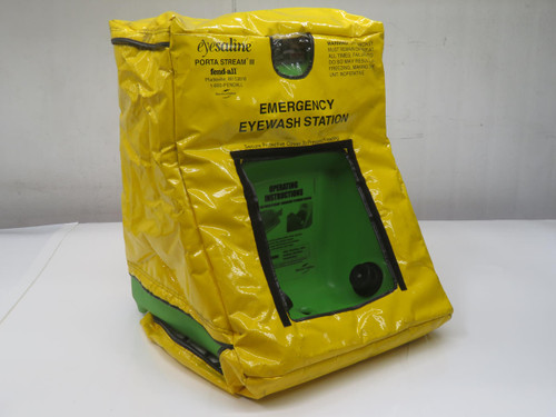Used EYESALINE PORTA STREAM III EMERGENCY EYEWASH STATION T236584 ...