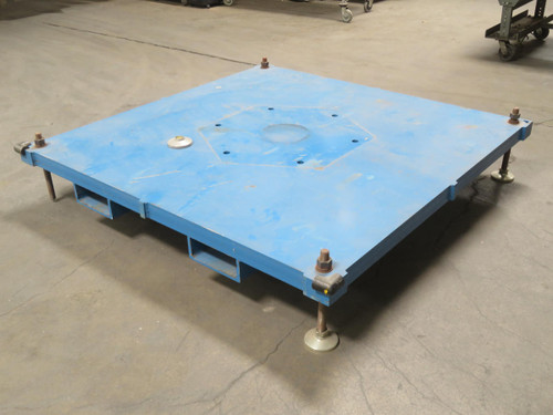 5X5 FT MACHINE LEVELING PLATFORM HEAVY DUTY Fast USA Shipper