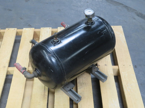 741 BRUNNER PRESSURE VESSEL UNIVERSAL HORIZONTAL AIR COMPRESSOR RECEIVER