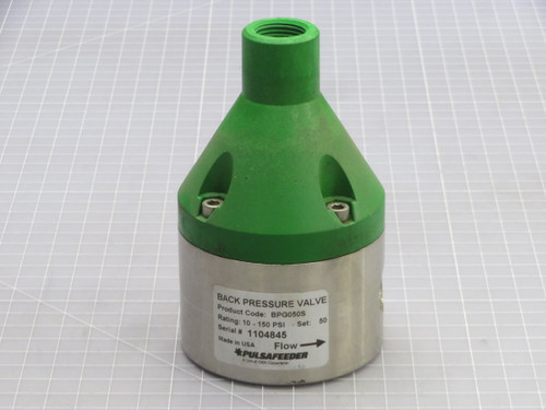 BPG050S PULSAFEEDER BACK PRESSURE VALVE