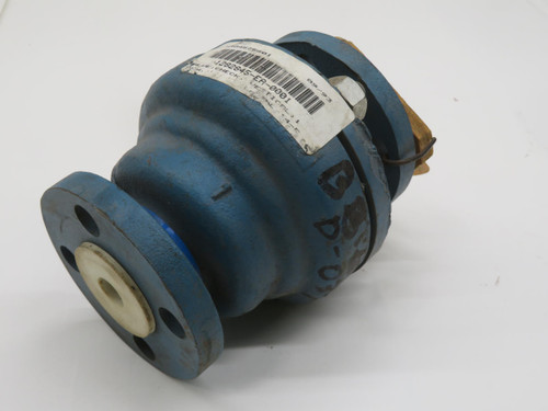 Used DOW CHEMICAL 606723 VERTICAL IRON FLANGED CHECK VALVE T221932 ...