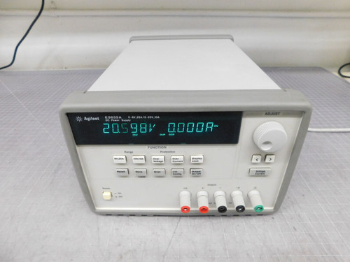 E3633A Agilent DC Power Supply 0-8V,20A/0-20V,10A