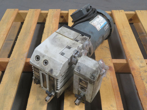 Used LEYBOLD D8B VACUUM PUMP T251808 surplus at a great price