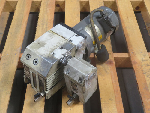 Used LEYBOLD D8B VACUUM PUMP T251809 surplus at a great price