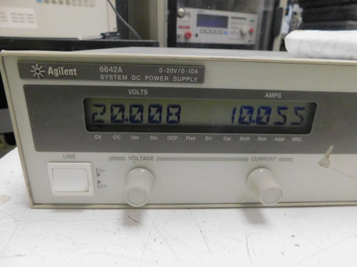 6642A Agilent System DC Power Supply 0-20V/0-10A