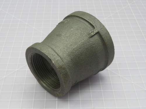 New IRON FITTING 1265373 BLACK IRON THREAD REDUCER PIPE T225168 surplus ...