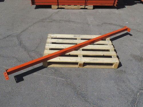 8 FT TEAR DROP ORANGE PALLET RACK BEAMS 3 IN