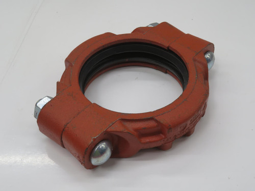 Used VICTAULIC 77 FLEXIBLE COUPLING CLAMP 5 IN T231686 surplus at a ...