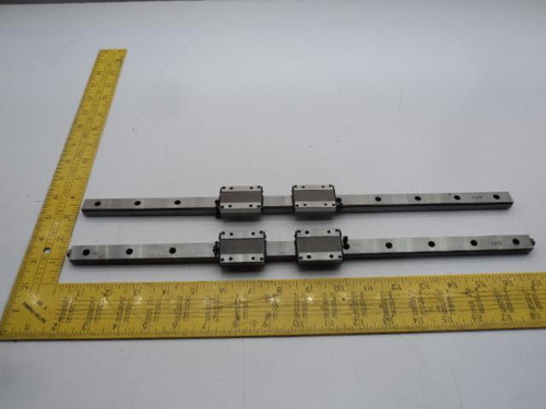 DPI SER15A Lot of 2 DPI SER15A Bearings w/ 17" CNC Linear Slide Rail