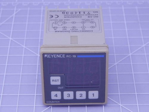 Used KEYENCE RC-19 COUNTER T144861 surplus at a great price