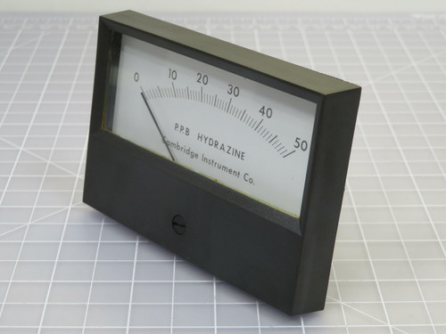 PPB Hydrazine Cambridge Instruments PPB Hydrazine Panel Meter 0-50 PPB ...